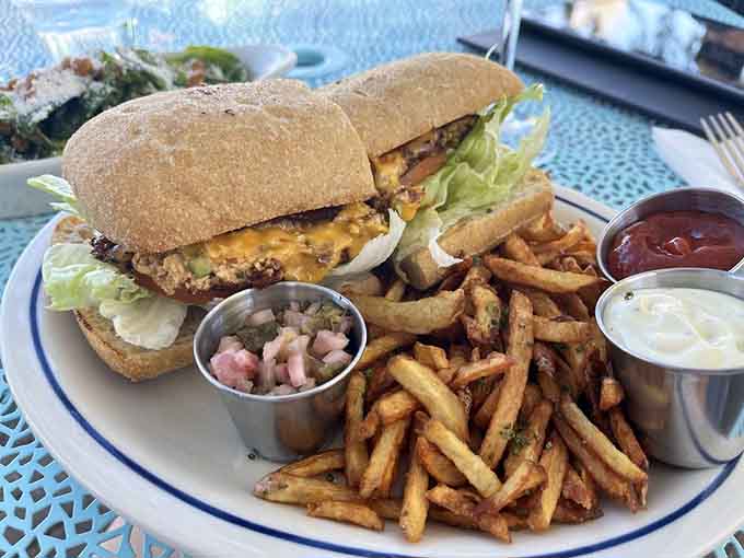 This chicken sandwich comes with a mountain of fries and the kind of satisfaction that lasts all day.