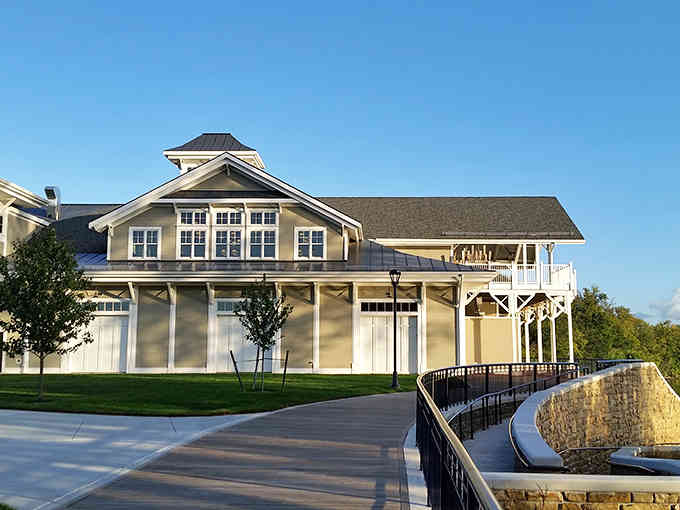 Modern riverfront elegance meets classic New England charm in a building that knows how to make a first impression count.