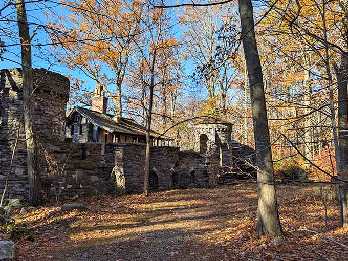 Autumn leaves and golden light transform the castle into something even more magical, if that's somehow possible.