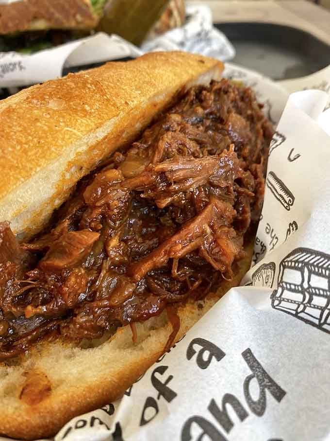 Pulled pork this tender and flavorful makes you question every barbecue sandwich you've ever eaten before now.