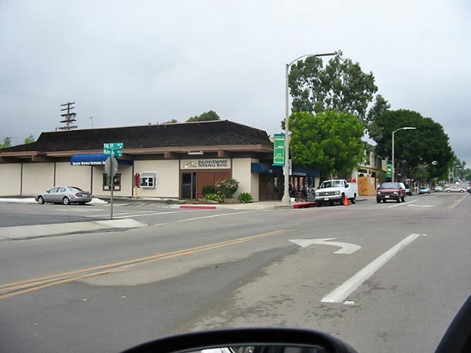 Simple buildings and open roads define this agricultural community where the biggest rush hour involves tractors, not traffic.