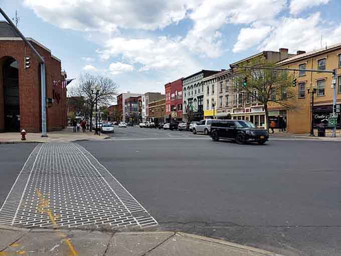 Wide streets and classic storefronts create an inviting downtown where parking is plentiful and stress is refreshingly absent from daily life.