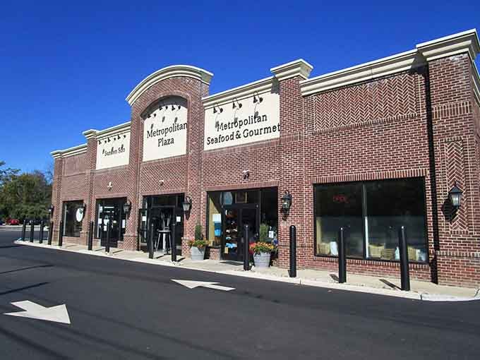 Brick and elegance meet fresh seafood in this handsome building that elevates the whole neighborhood.