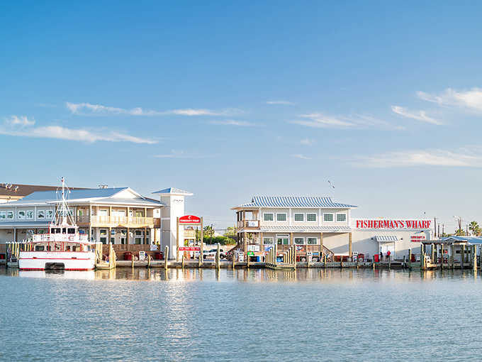 Fishing boats bob gently at the wharf where fresh catch and salty air create the perfect coastal combination.