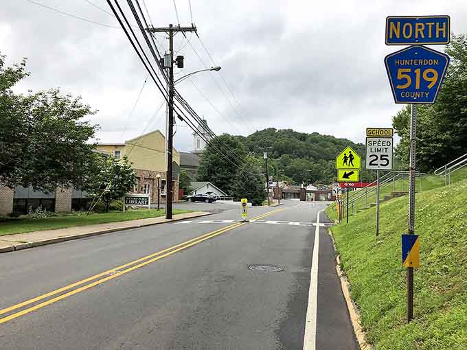 Route 519 winds through Hunterdon County's hills, where small-town charm meets the kind of scenery postcards are made for.