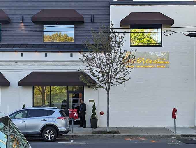 Modern architecture and warm lighting make this New Haven spot perfect for evening celebrations and special occasions.