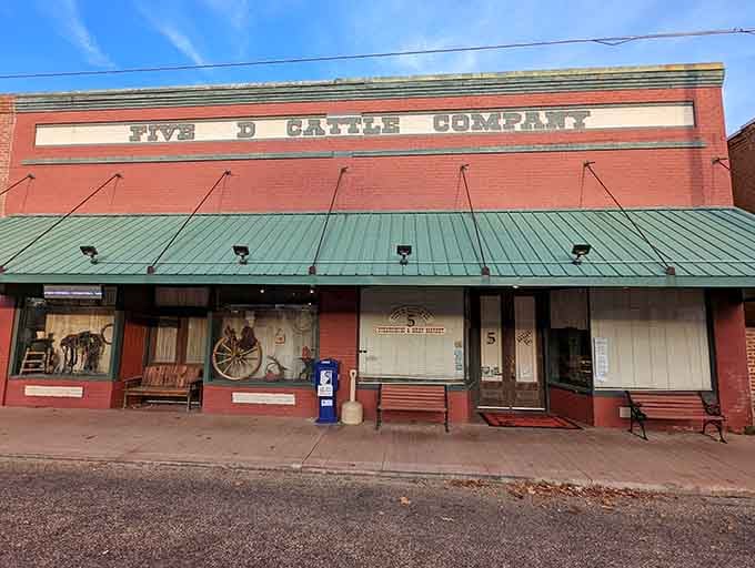 Those wooden benches and wagon wheel out front tell you this place values old-fashioned hospitality and flavor.