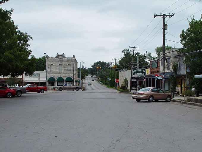 This quiet street scene could be from any decade, which is exactly what makes it so special.