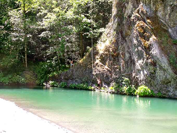 When the water glows this shade of turquoise, you know Mother Nature's showing off her best work.