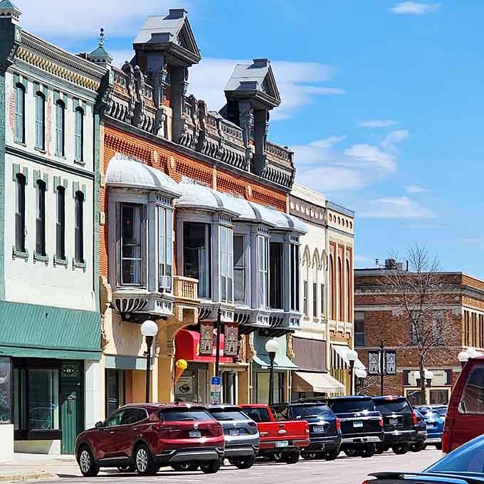 New Ulm's colorful storefronts and ornate brick buildings create a picture-perfect downtown scene that invites you to explore and discover local treasures.
