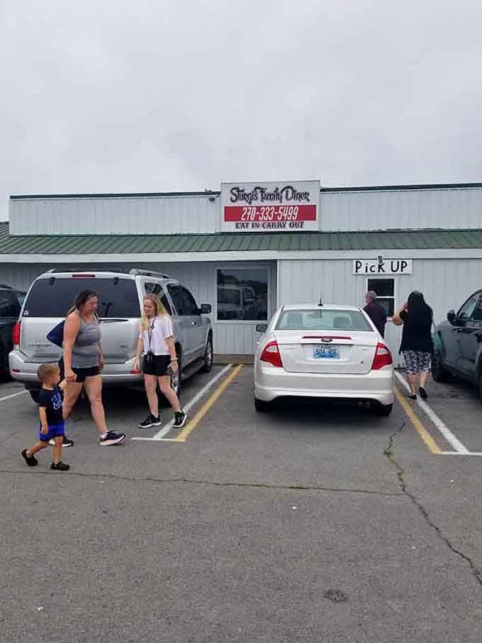 The busy parking lot tells the real story: when locals keep coming back, you've found something special.