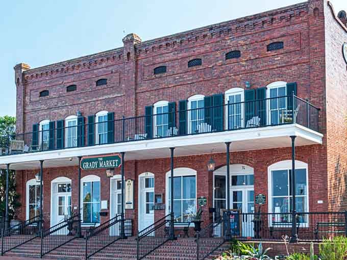 Historic brick houses a gourmet market where provisions taste better when they're locally sourced and lovingly curated.