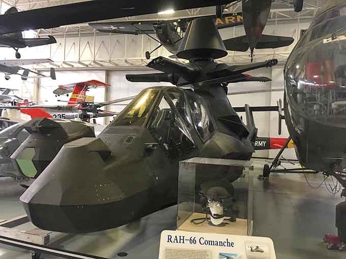 The RAH-66 Comanche represents the future that almost was – a stealth helicopter that looked like something from a sci-fi movie.