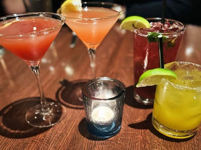 A rainbow of cocktails that taste as good as they look, perfect for toasting to good food and better company.