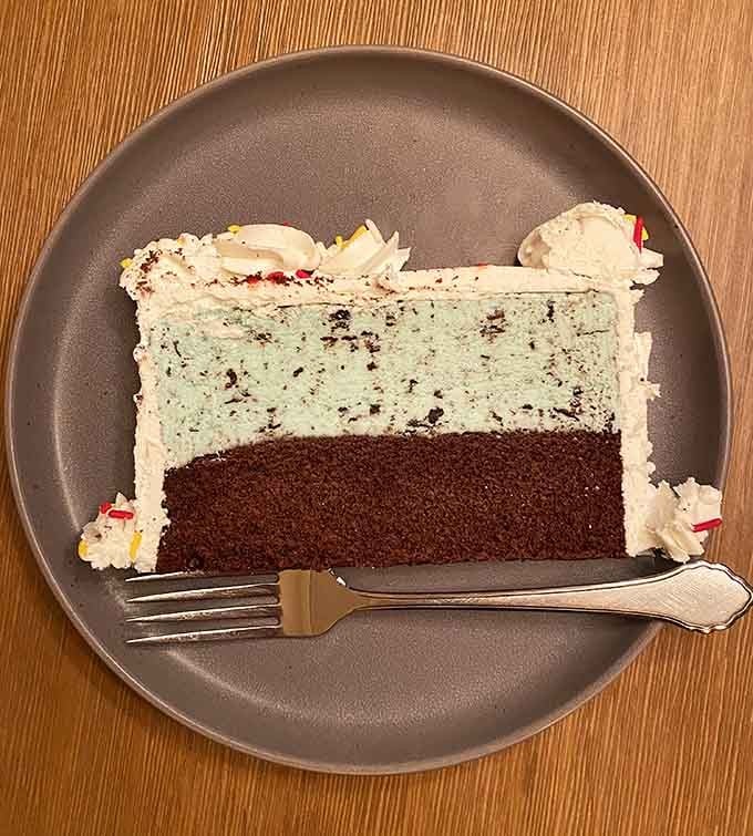 Ice cream cake layers combine the best of both dessert worlds into one glorious, fork-worthy celebration slice.