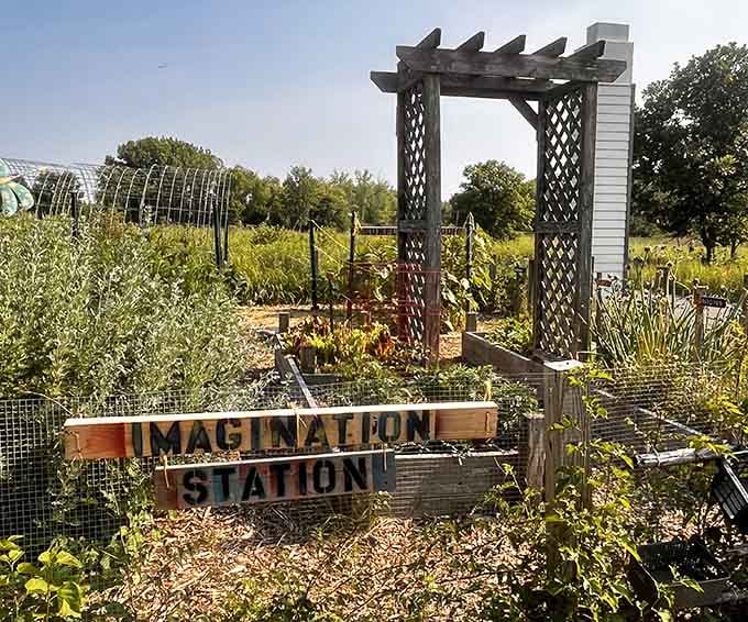 The Imagination Station lives up to its name, providing a canvas where kids paint their own adventures with creativity.
