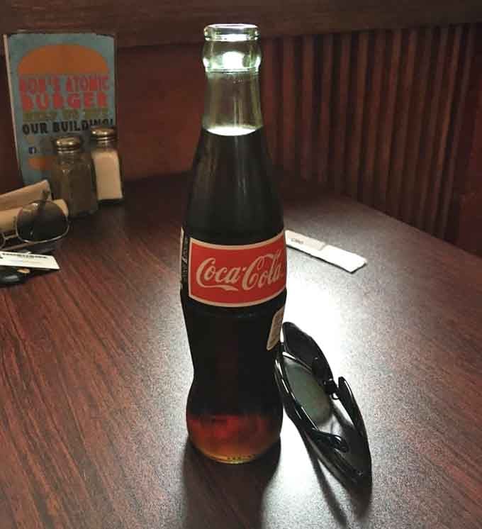 Classic glass-bottle Coca-Cola because some things are better when they're not messed with or modernized.