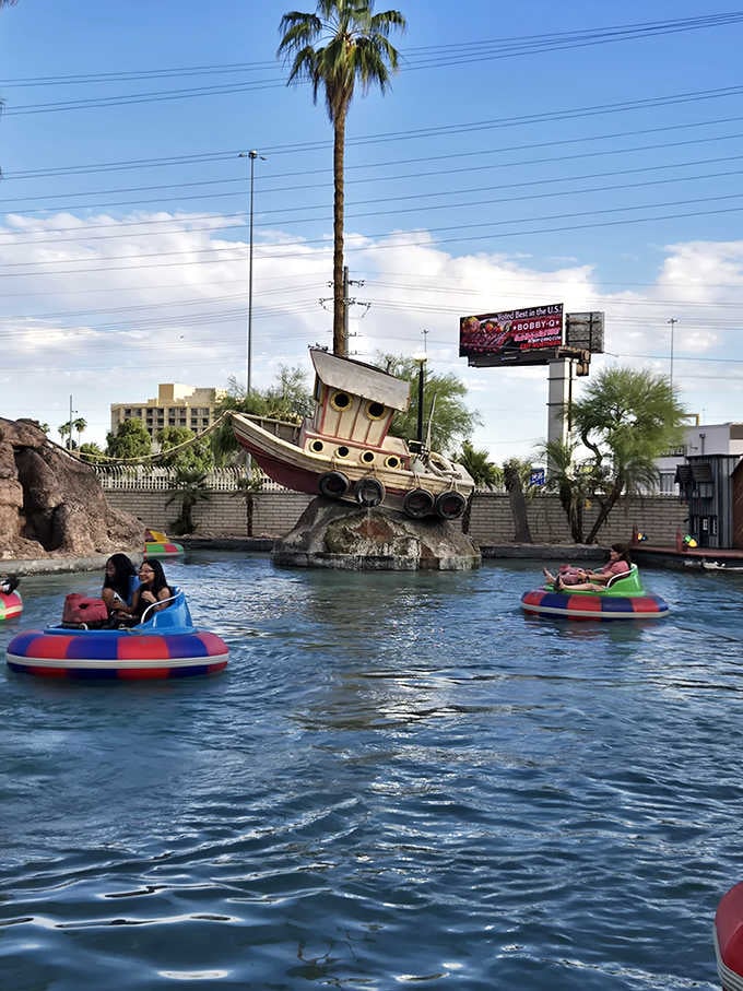 Bumper boats let you splash your loved ones with the kind of gleeful aggression that's only acceptable on water.