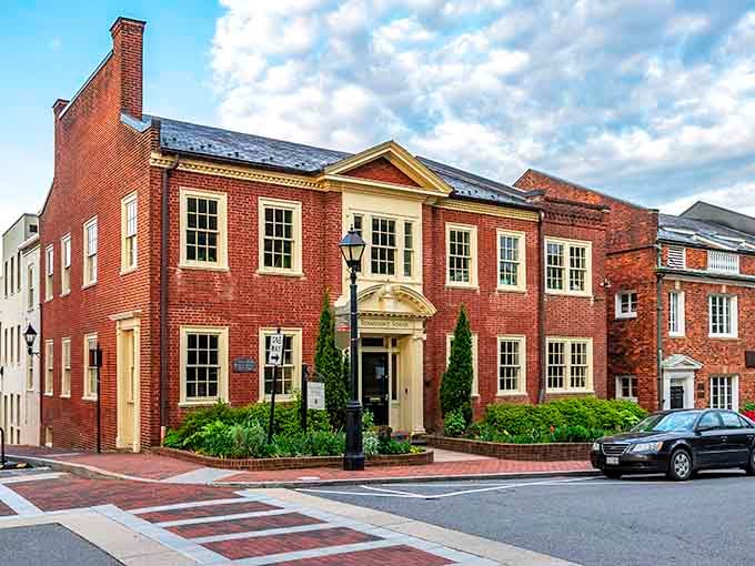 Stately Federal-style architecture lines the streets near downtown, where Charlottesville's deep historical roots are impossible to miss.