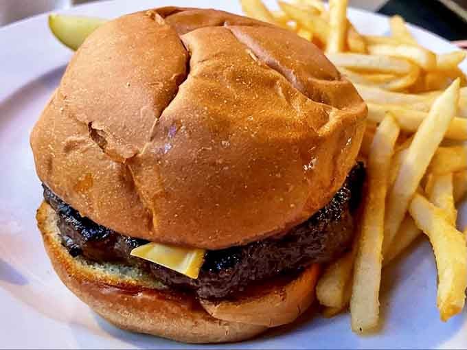 A classic cheeseburger that understands its assignment: be delicious, be satisfying, and don't overthink it.