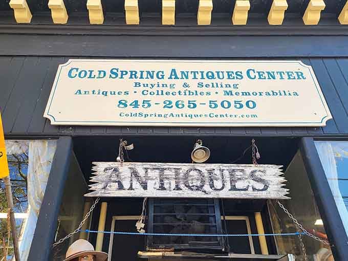 Cold Spring Antiques Center beckons treasure hunters with promises of finds you absolutely don't need but want.