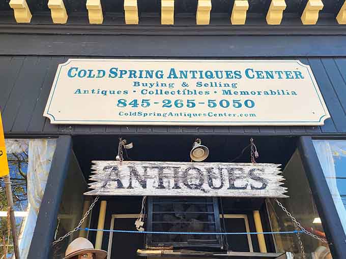 Cold Spring Antiques Center beckons treasure hunters with promises of finding things you absolutely don't need but definitely want.