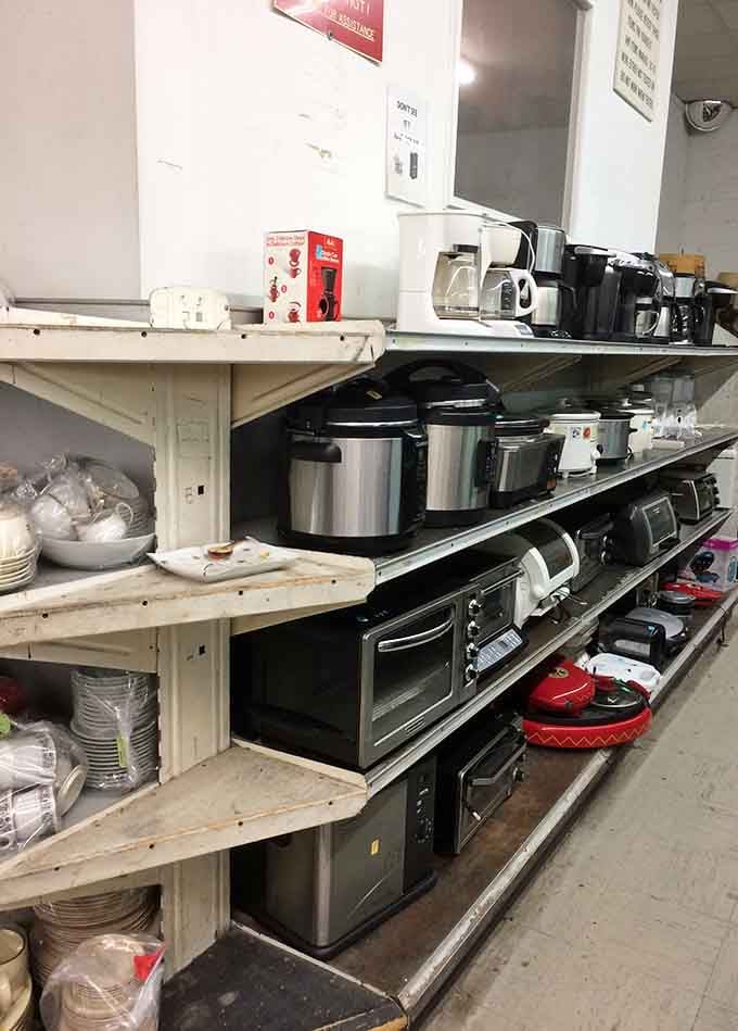 Coffee makers and slow cookers lined up like kitchen soldiers, each one eager to serve your culinary ambitions again.