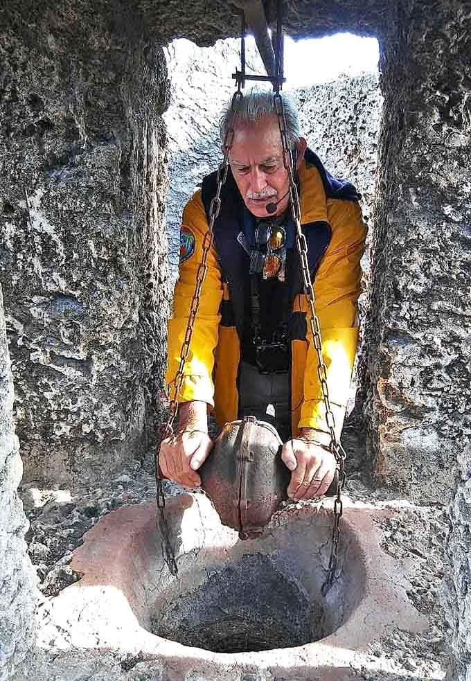 Repentance Corner: where visitors can contemplate their life choices while sitting in a stone chair that weighs more than their car.