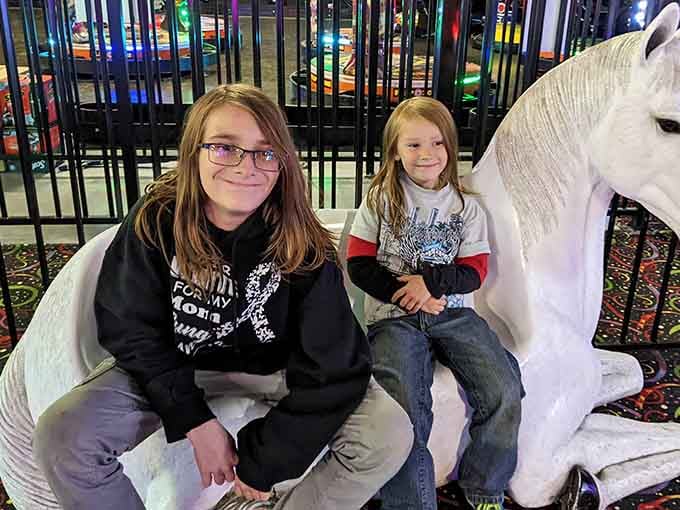 Even the carousel horse knows this place is magical &ndash; just look at those smiles from the young visitors enjoying the ride.