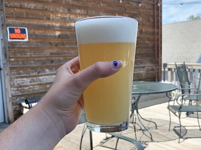 Nothing says relaxation quite like a cold beer on the outdoor deck after a long week.