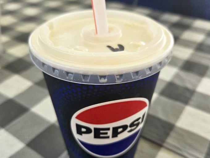 Thick, cold, and arriving in a Pepsi cup like a delicious plot twist nobody saw coming.
