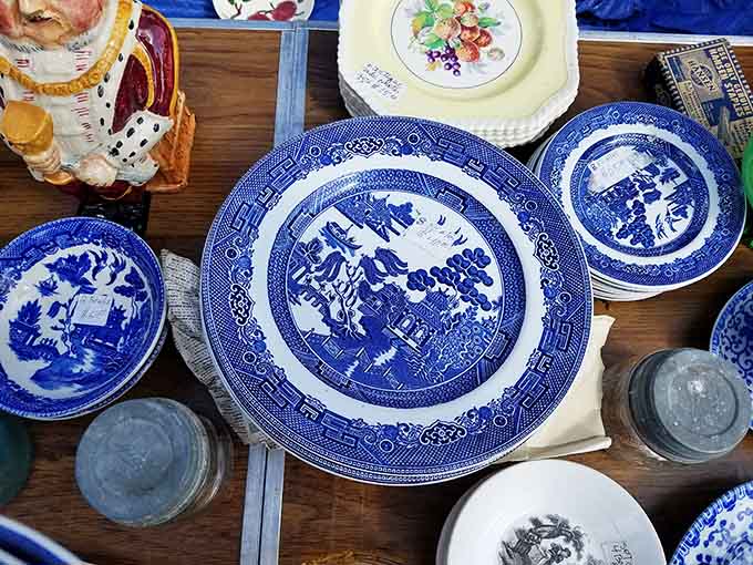 That distinctive blue and white pattern has survived centuries of dinner parties and will outlast your current dishwasher too.