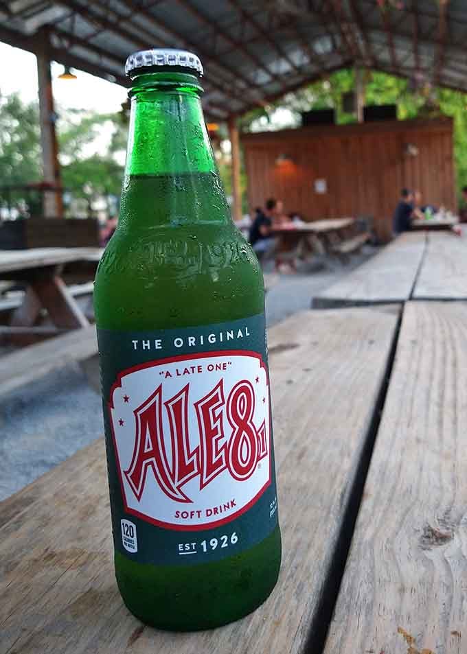 An ice-cold Ale-8 pairs perfectly with hot barbecue, because some combinations just make sense in life.