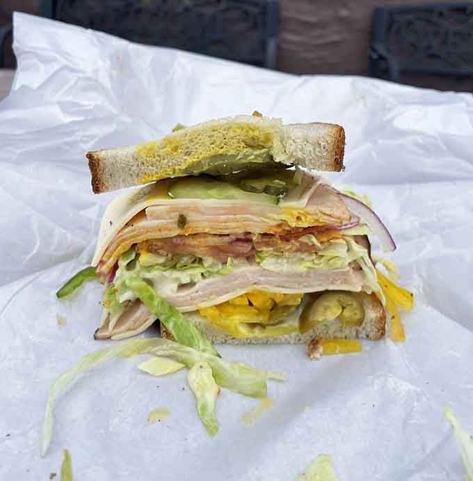 Perfectly toasted bread cradles layers of flavor that make you wonder why you ever settled for chain sandwiches.
