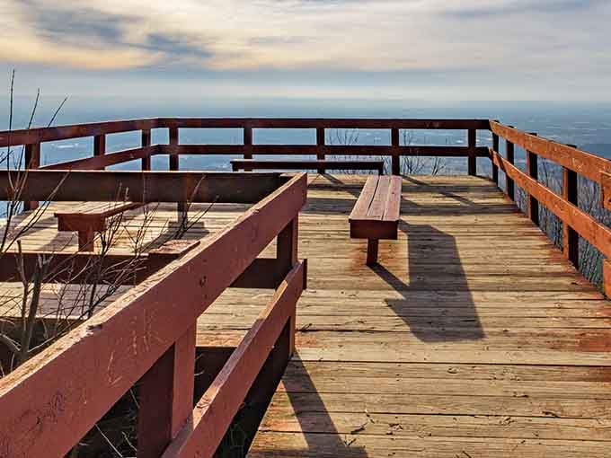A simple wooden deck offering front-row seats to the greatest show on earth, and the tickets are remarkably affordable.