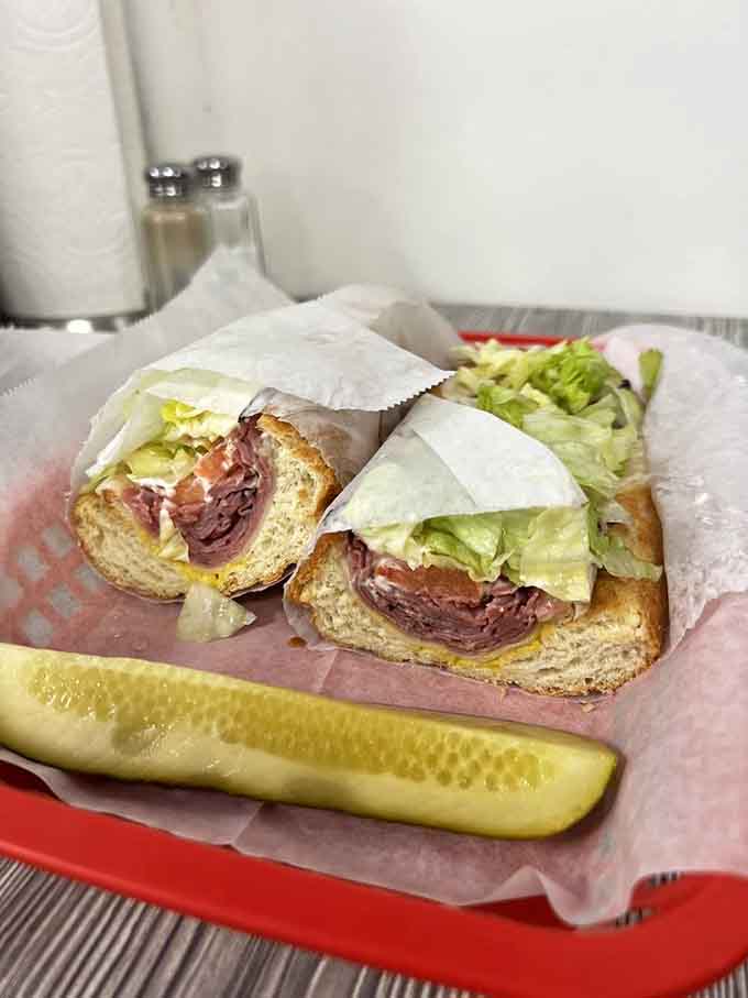 Pastrami piled high with all the fixings, making every bite a reminder that good things come stacked.