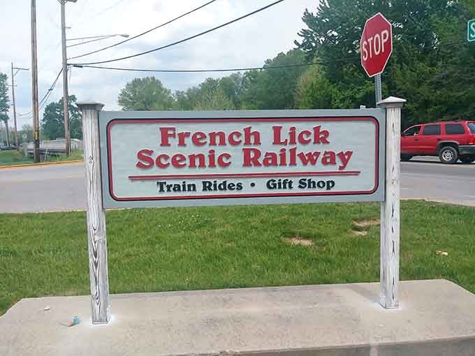You know you've arrived at something special when even the entrance sign makes you smile with anticipation.