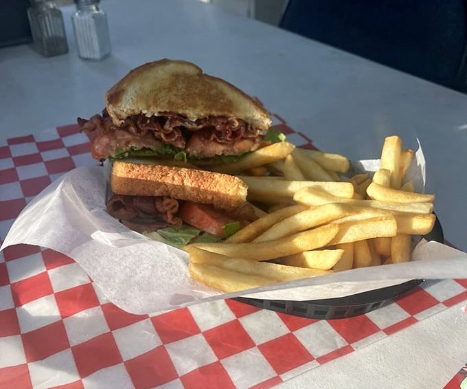 A BLT so loaded it makes you wonder why anyone bothers with those sad desk lunches.