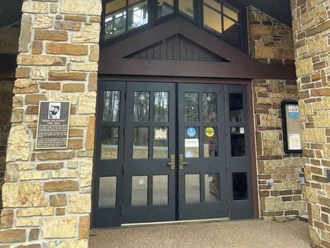 That CCC-built entrance welcomes you like the opening credits to your own nature documentary adventure begins now.