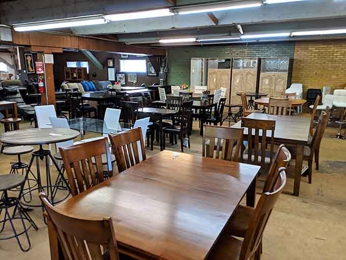 Solid dining sets where families can gather without the guilt of overspending on simple furniture.