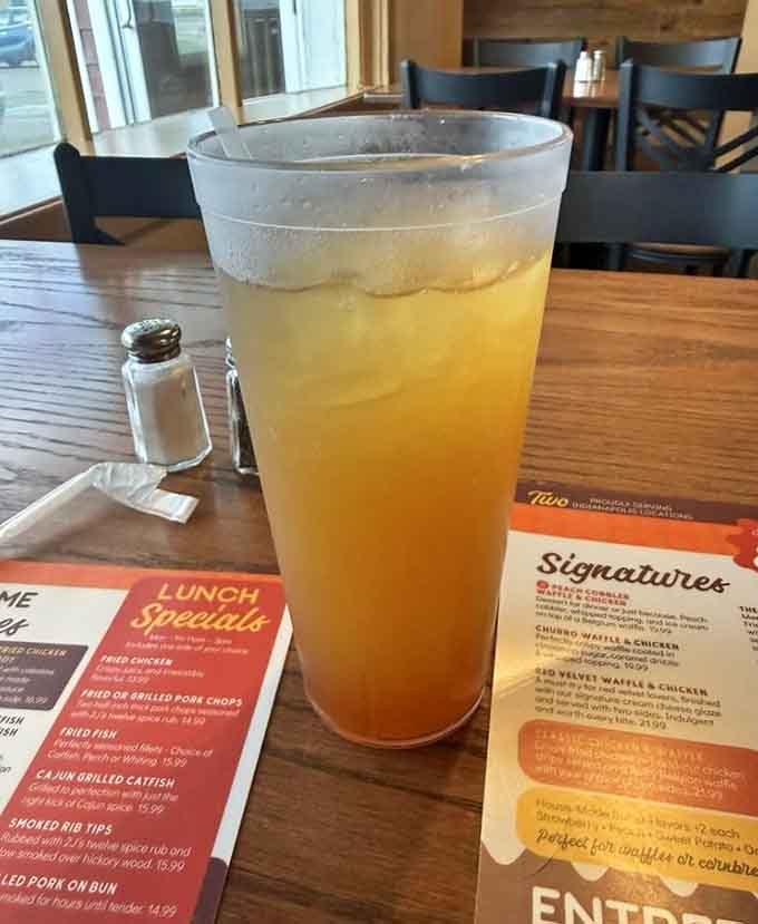 Sweet tea so refreshing it could probably solve at least three of your current life problems, maybe four.