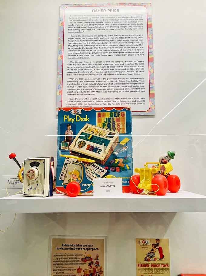 Fisher-Price toys that survived decades of enthusiastic play, built tougher than most things claiming to be indestructible today.