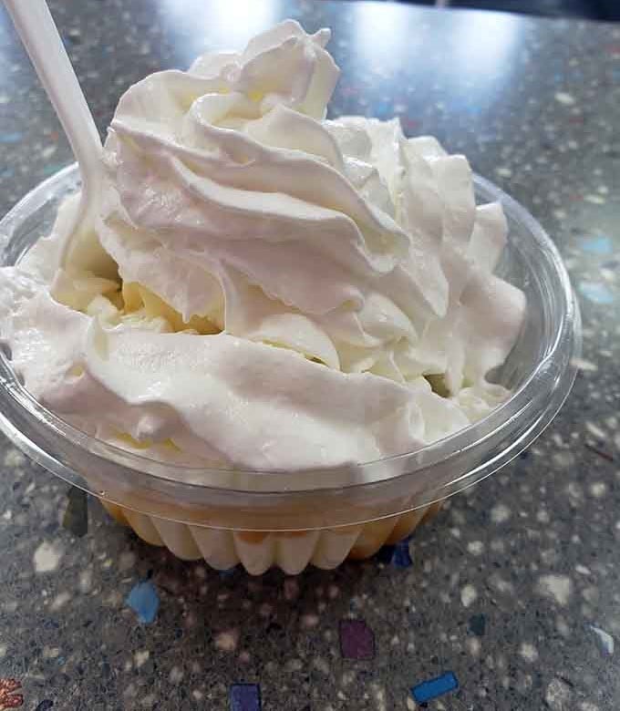 Those billowy swirls of pure vanilla custard could make a grown person weep with nostalgic joy.