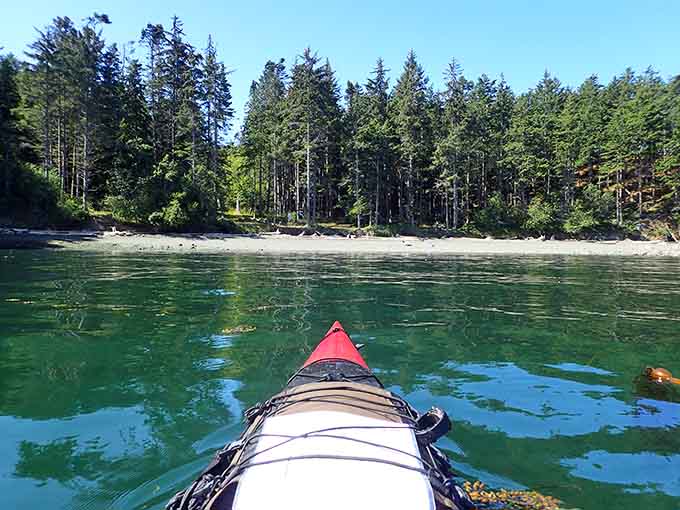 Paddling toward pristine beaches where your kayak becomes the ultimate vehicle for social distancing.