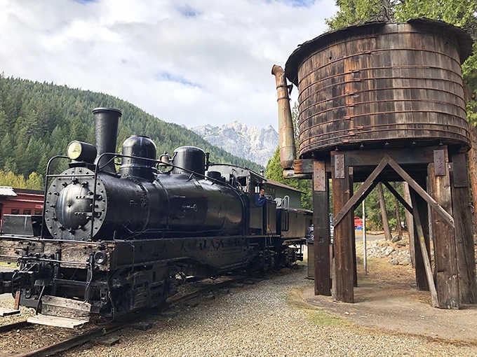Standing next to a real steam locomotive makes you appreciate the engineering marvels that built this country.