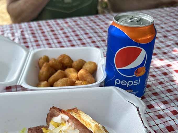 Cheese curds and a cold Pepsi: the Midwest's answer to champagne and caviar, and honestly, way more satisfying.