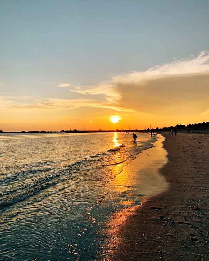 Sunset transforms the bay into liquid gold, reminding you why some moments deserve to be unplugged.