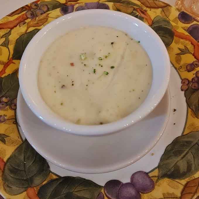Creamy soup that looks like comfort in a bowl, the kind that fixes bad days automatically.