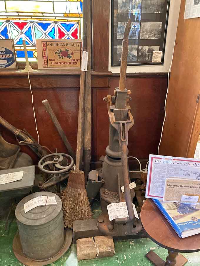 From vintage cranberry crates to old tools, this corner showcases the beautiful mundane objects that built a community.