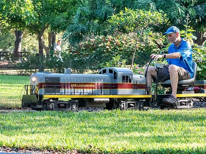 Dedicated volunteers pilot these precision machines with the same care Amtrak engineers show on cross-country routes, just cuter.